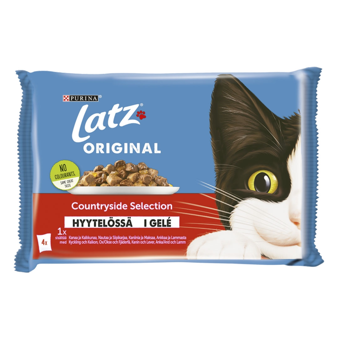 Latz Original Countryside Selection hyytelössä 4 p | Purina